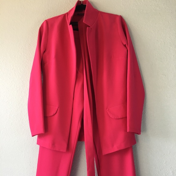 Boohoo | Other | Nwt Boohoo Pink Suit Set | Poshmark